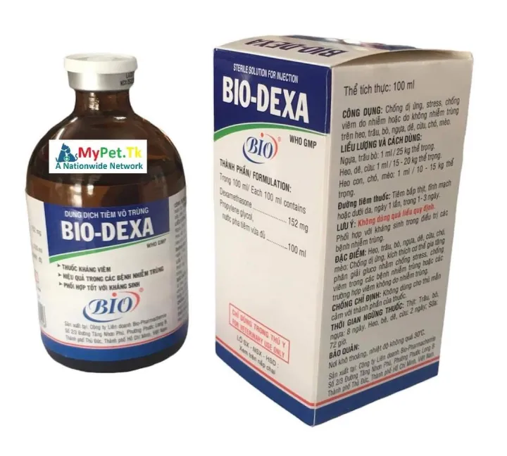 Bio Dexa Thuốc Kháng Viêm, Giảm Sốt, Chống Dị Ứng Da Cho Vật Nuôi 100 ...