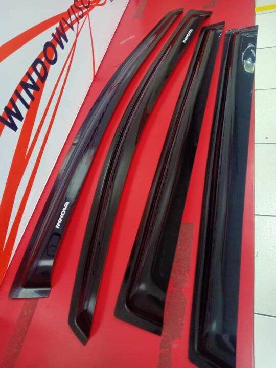 Window Sun Visor Toyota Innova 2008-2012 Rain Guard Gutter 2008 2009 ...
