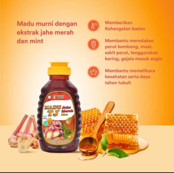 Madu TJ Jahe Merah Mint 150gr | 250gr | 500gr | Lazada Indonesia