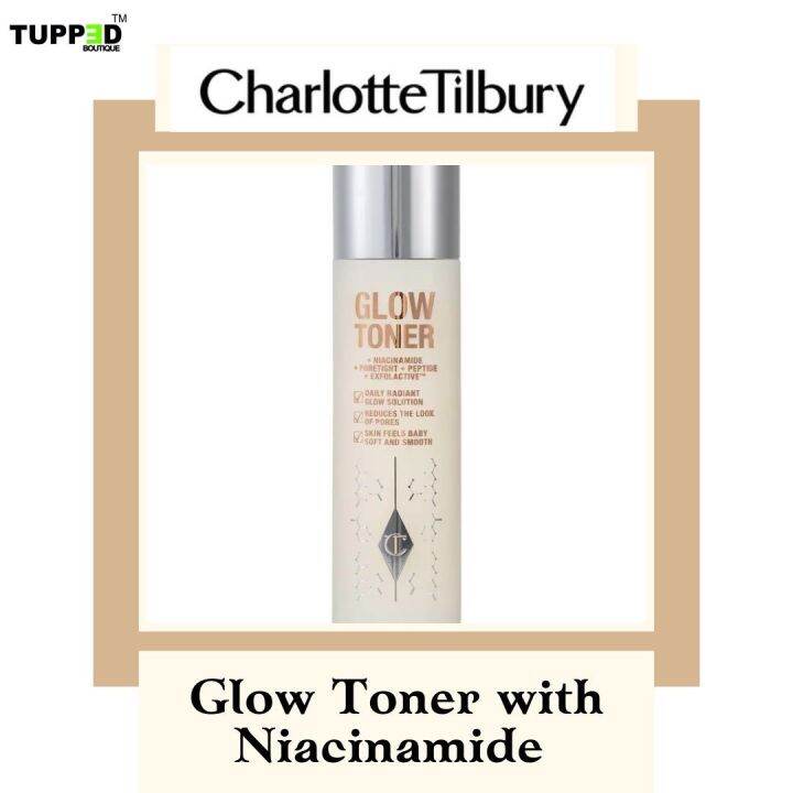 [Authentic] CHARLOTTE TILBURY : GLOW TONER WITH NIACINAMIDE | Lazada PH