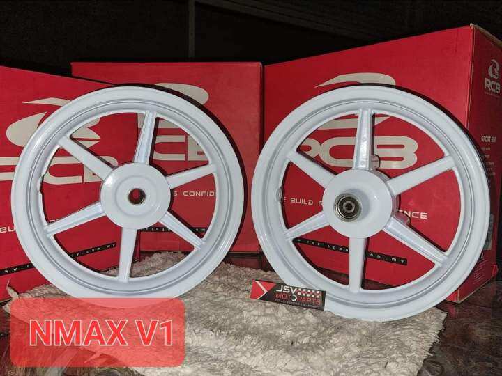 RB6 MAGS NMAX V1-V2 (WHITE,BLACK,GOLD)SIZE 13 | Lazada PH