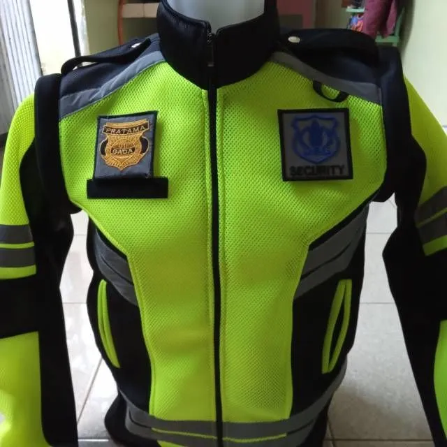 Romket rompi jaket security doeuble mesh tebal | Lazada Indonesia