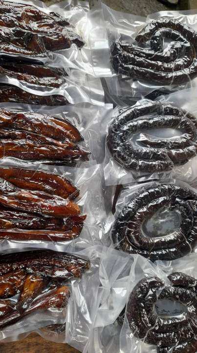 SMOKED BLOOD SAUSAGE OR PINUNEG FROM BAGUIO CITY(500 grams) | Lazada PH