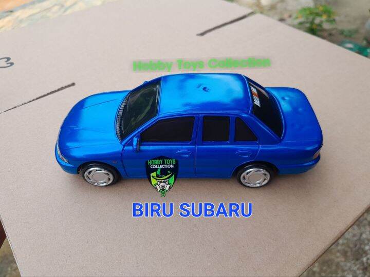 KERETA PROTON WIRA ( BIRU SUBARU ) SCALE 1/24 | Lazada