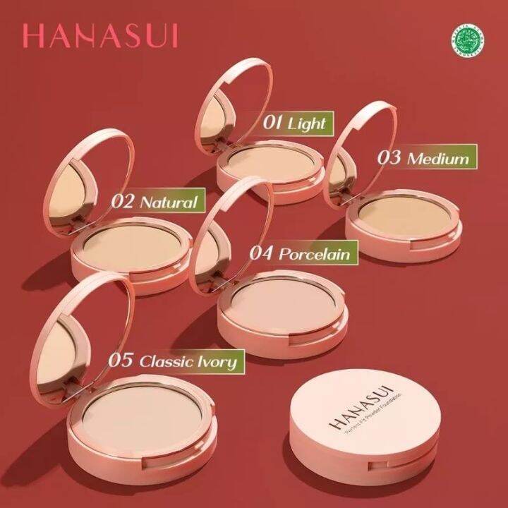 HANASUI Perfect Fit Powder Foundation 12,5gr | Bedak Padat | Lazada Indonesia