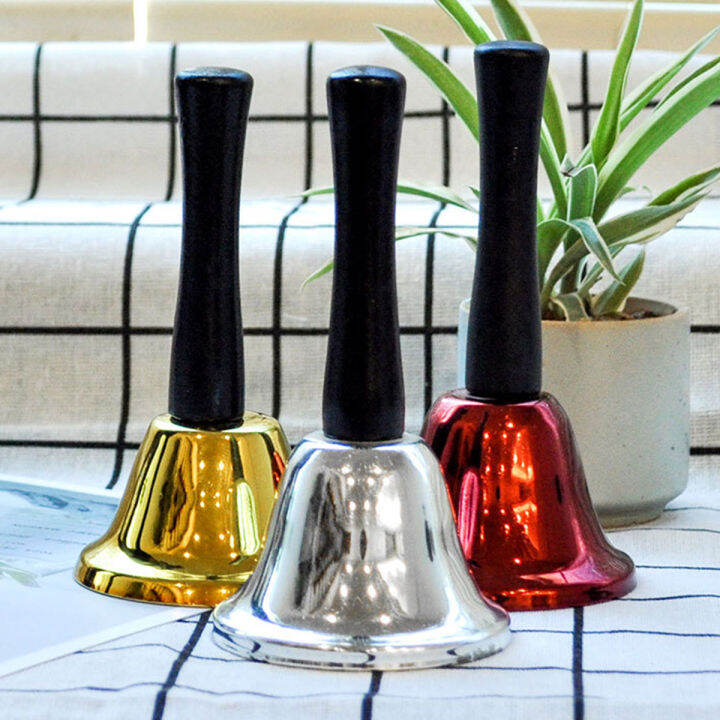 Moda Loud Hand Bells for Adults, Dinner Bells for Inside Classroom Bell ...