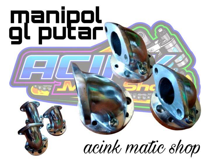 INTAKE MANIPOL PUTAR INTAKE MANIPOL MIRING KARBU GL PRO GL MAX GL 100 ...