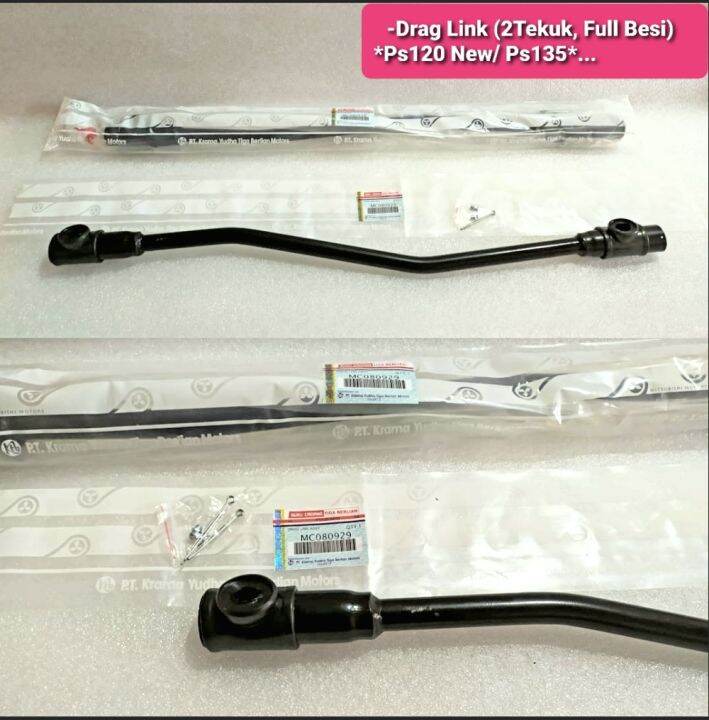 Drag Link Long Tie Rod Mitsubishi PS120 New PS135 Ragasa 2 Tekuk Full ...