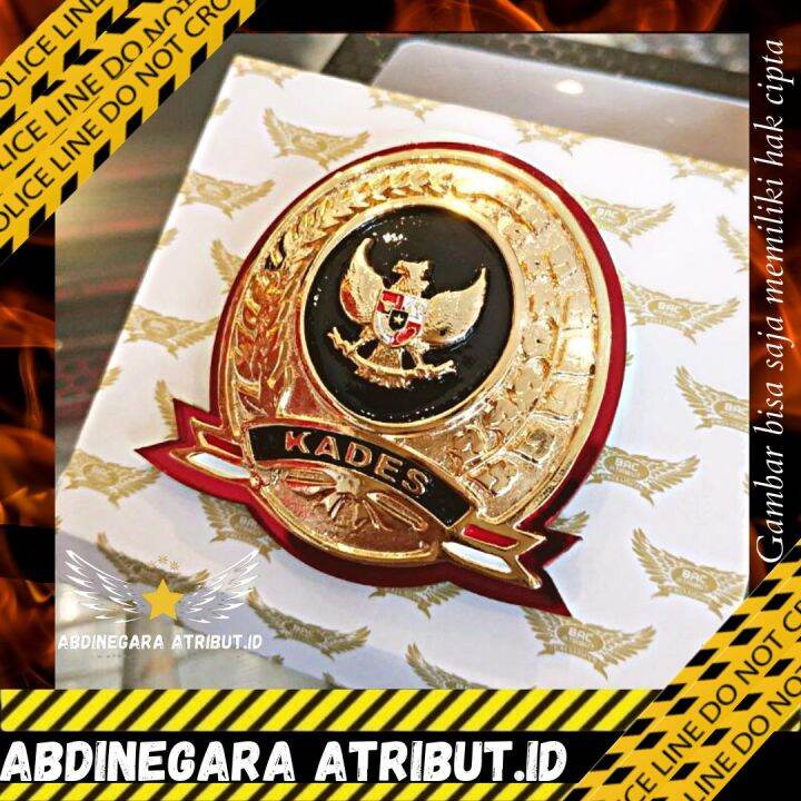 pin kades pin lurah pdh logo Garuda Lis mika merah cod Abdinegara ...