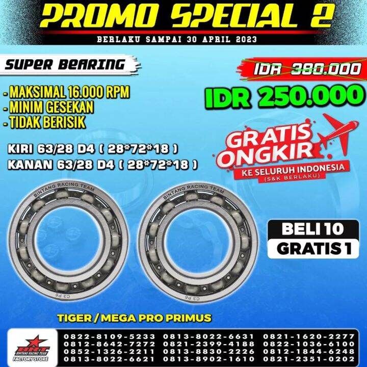 BEARING KRUK AS LAHER TIGER GL MP ORIGINAL BRT | Lazada Indonesia