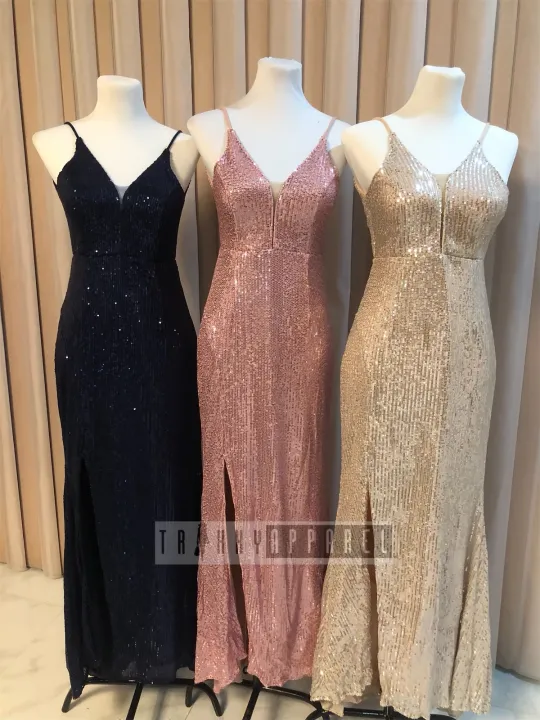 Evening Gown with detachable filipiniana sleeve | Lazada PH