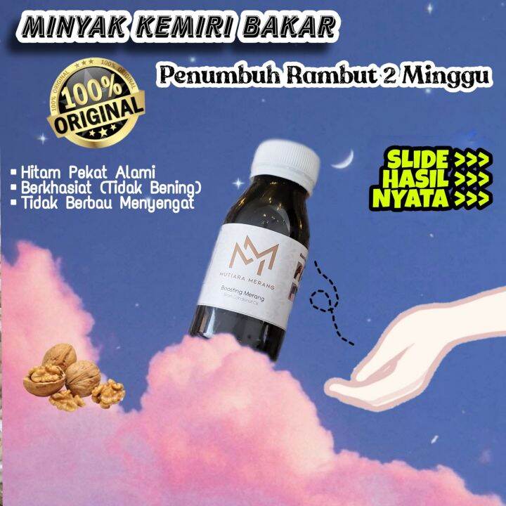 Minyak Kemiri Bakar Penumbuh Rambut 2 Minggu by Mutiara Merang | Lazada ...