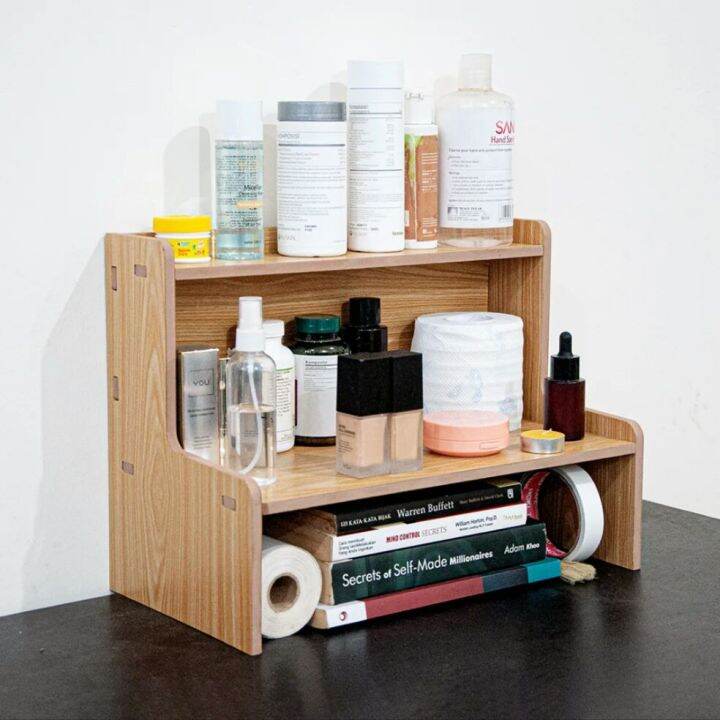 meja minimalis kosmetik meja mini kayu jati belanda | Lazada Indonesia