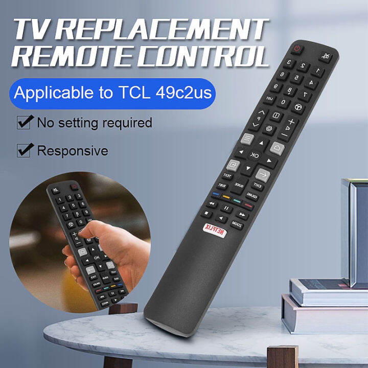New Remote Control RC802N YAI1 Use For TCL TV RC802N YAI2 4K HDTV P20 ...