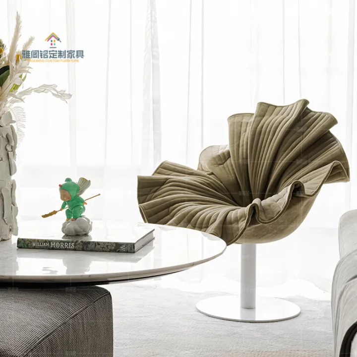 Spot Bloom Easy Chair Creative Furniture FRP Petal Chair Armchair ...