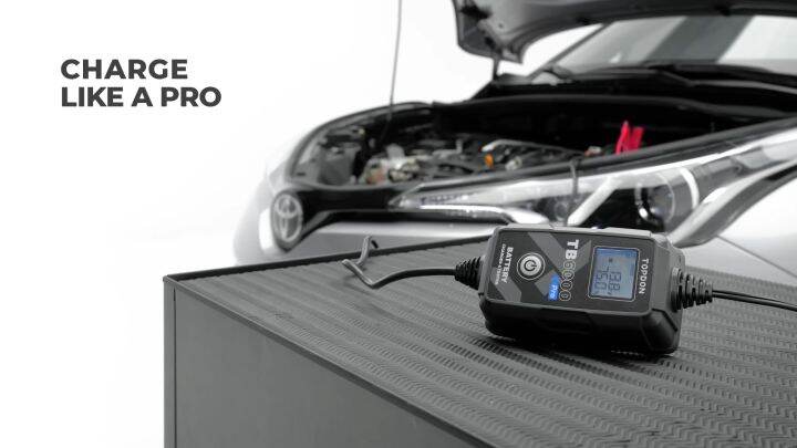 TOPDON TB6000 Pro Vehicle Car Battery Charger & Tester (6V & 12V) (5 Ah ...