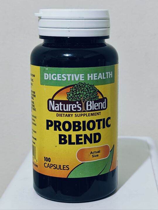 Natures Blend Probiotic Blend 100 capsule Lactobacillus acidophilus ...