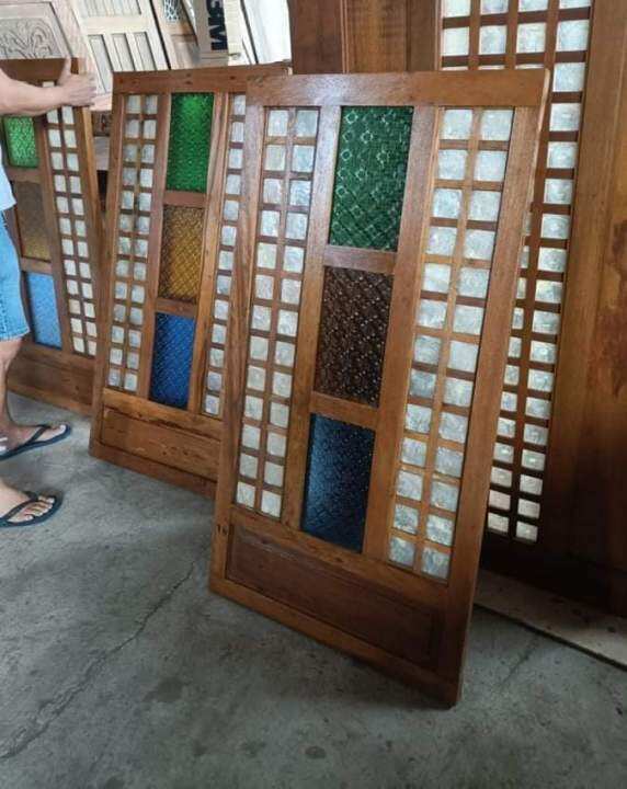 1pc window capiz 2ft x 4ft Height with glass | Lazada PH