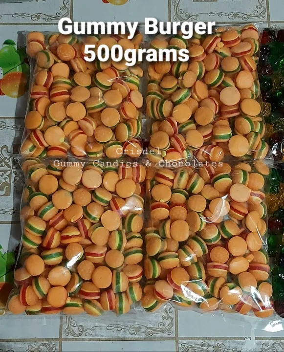Gummy Burger/Gummy Hamburger 500grams/ Gummy Candies/ COD | Lazada PH