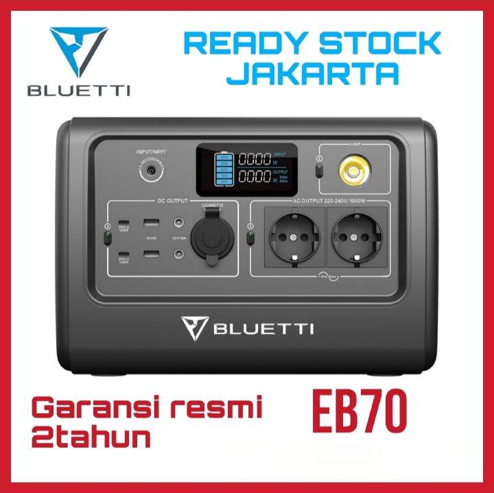 BLUETTI EB70 Portable Power Station Baterai Solar Panel | Lazada Indonesia