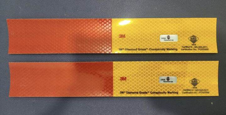 (2pcs) Type 5 3M Side Marking Reflector Sticker / 3M Reflective Sticker ...