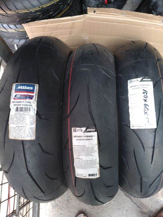 150/60-R17 or 160/60-R17 or 180/55-R17 SPORT FORCE+ (MITAS) made in ...