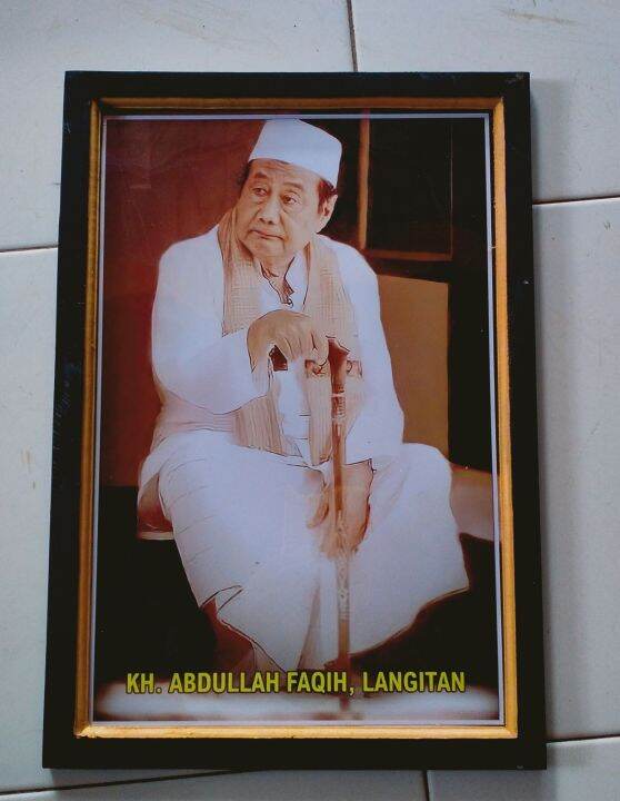 hiasan dinding poster ulama KH Abdullah faqih plus FIGURA TERMURAH | Lazada Indonesia