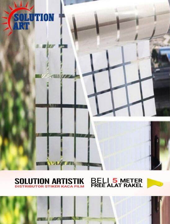 Sanblast Stiker Kotak / Sunblast Motif Kotak Putih | Lazada Indonesia