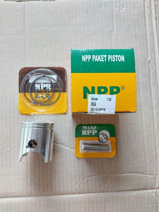 PISTON KIT SEHER KIT RING SEHER NPP KAWASAKI NINJA 150 OS OVERSIZE 1.00 100 088 1153 NPP PK ...