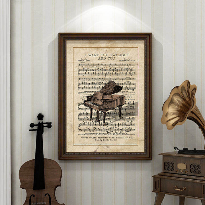 So Easy So Beauty Musical Instrument Corridors Hallway Decorative ...