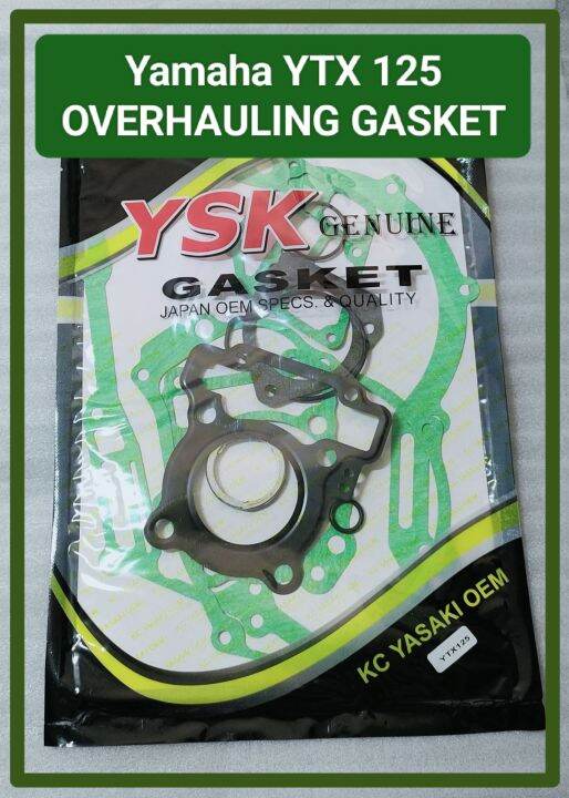 Yamaha YTX 125 OVERHAULING GASKET | Lazada PH