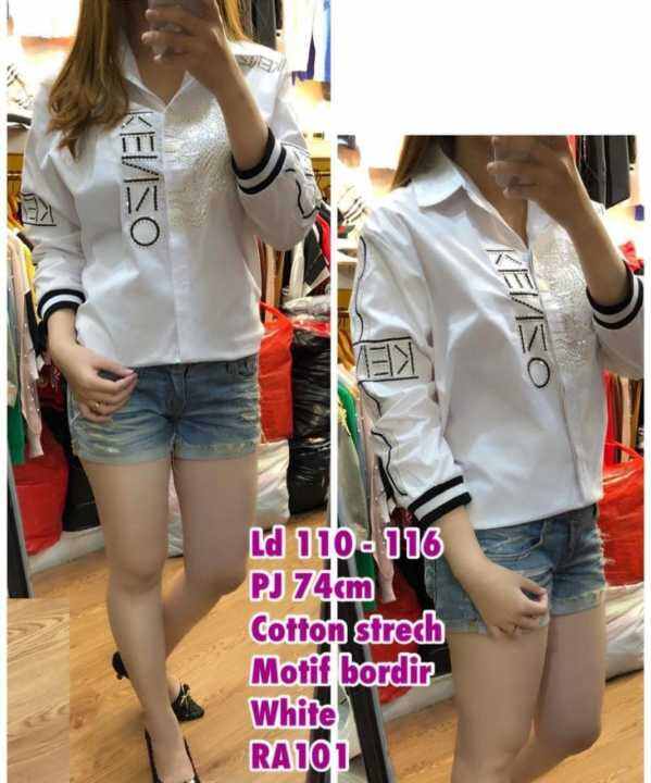 KEMEJA MOTE TERBARU|TEBAL|KATUN STRECH | Lazada Indonesia