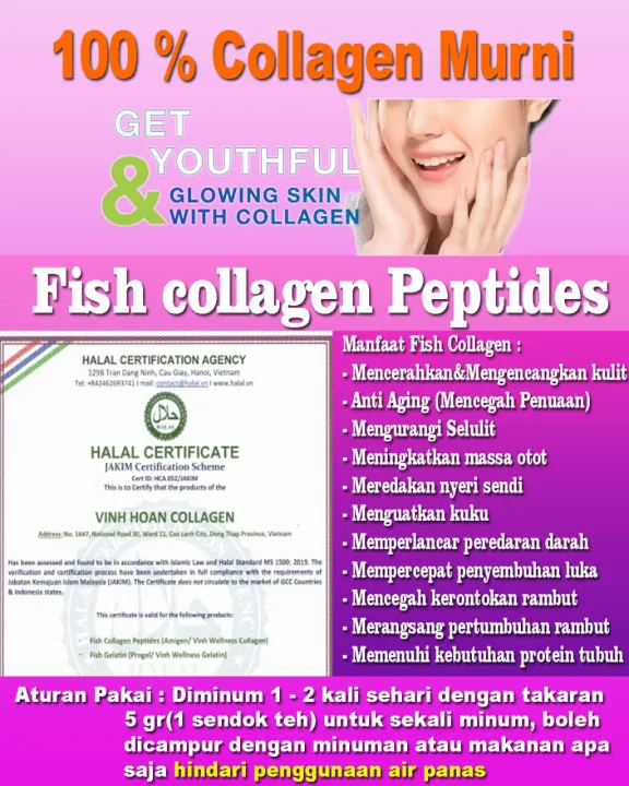 SUSU KOLAGEN MURNI /FISH COLLAGEN/COLLAGEN MURNI/FISH COLLAGEN PEPTIDES ...