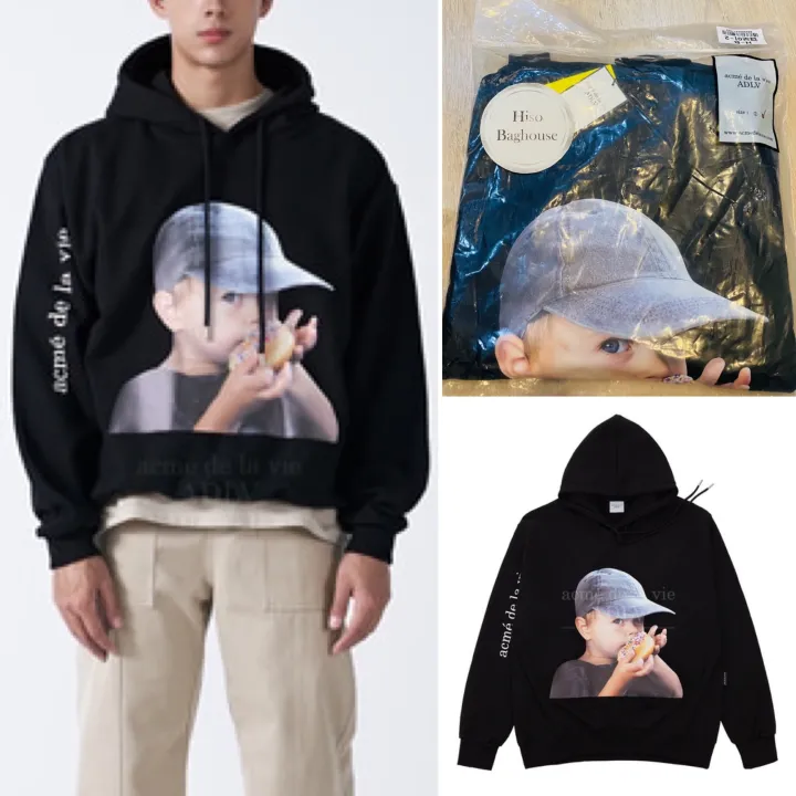 🧢แท้💯% ADLV BABY FACE HOODIE BLACK CAP BOY | Lazada.co.th