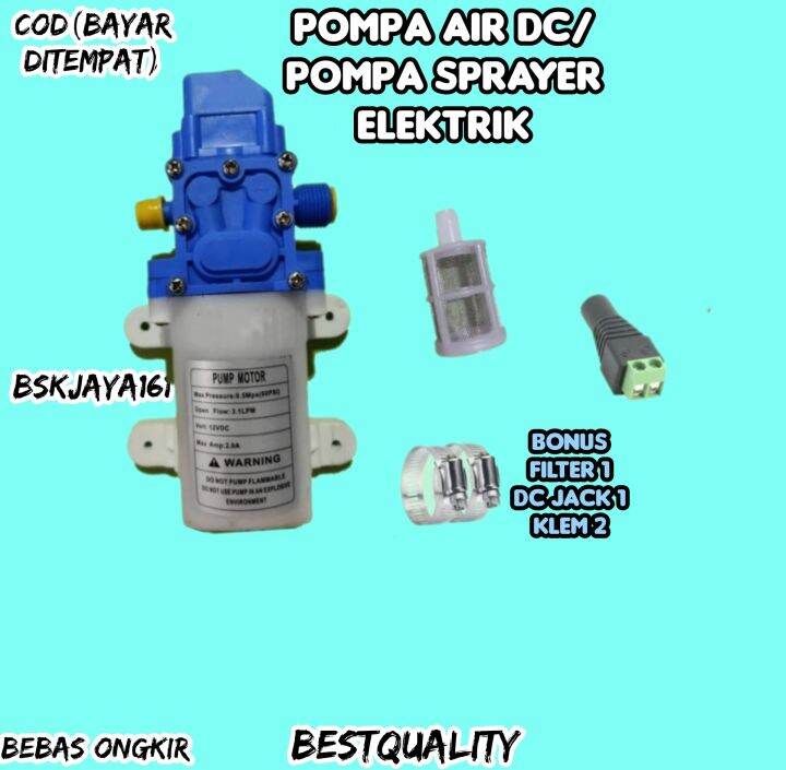 POMPA AIR DC/POMPA SPRAYER ELEKTRIK SEMPROT HAMA | Lazada Indonesia