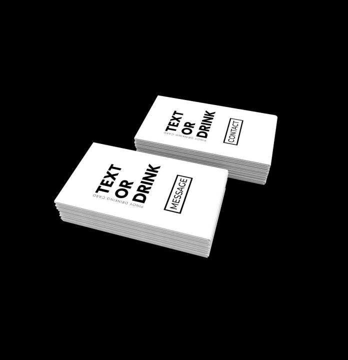 Text Or Drink (Pinoy Drinking Card Game) | Lazada PH