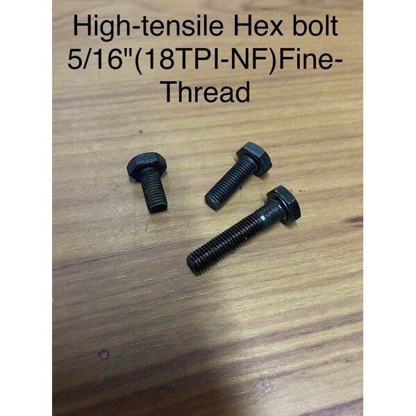 G5 High-Tensile Hex Cap Bolt/Nut/LW/FW(sold separately) 5/16"(18TPI-NF ...