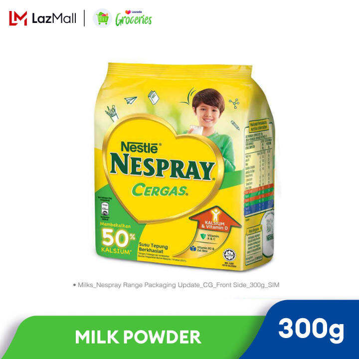 NESTLE NESPRAY Cergas Milk Powder Softpack 300g | Lazada