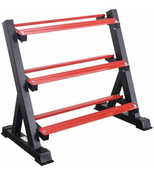 Dumbbell Rack 3 Level for Home Gym Purpose, Dumbbell Storage Rack, Home ...