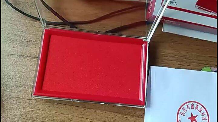 Stamp Pad Inkpad Stamp Merah Cepat Kering Untuk Stempel Dan Sidik Jari ...