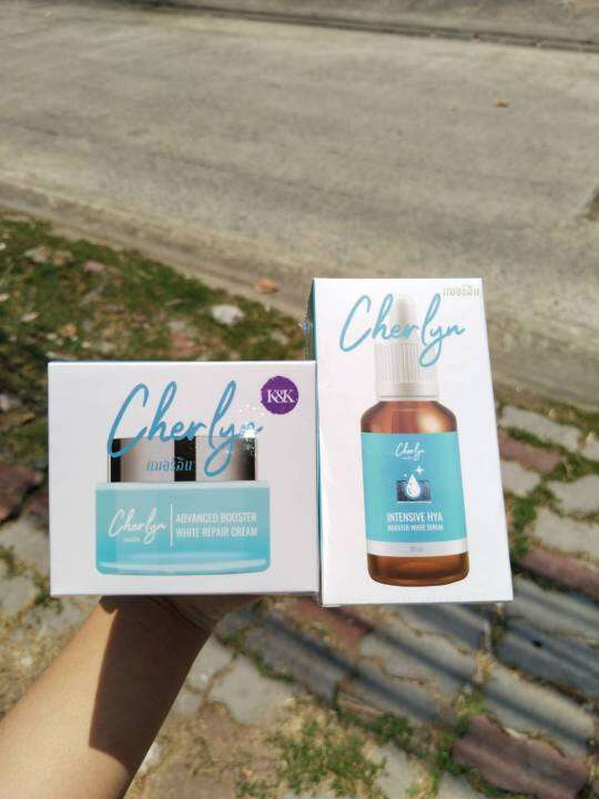 (แพ็คคู่ได้ 2 ชิ้น)Cherlyn Intensive HYA Booster White Serum เซรั่มไฮยา ...