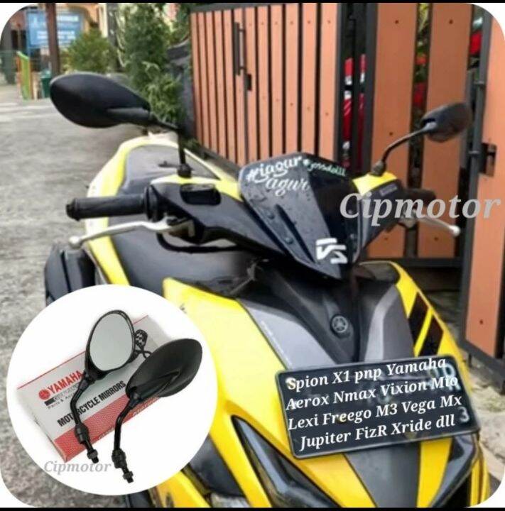 Spion X1 Ori Yamaha Nmax Mio Lexi Xride Aerox Fino Freego XSR Variasi ...