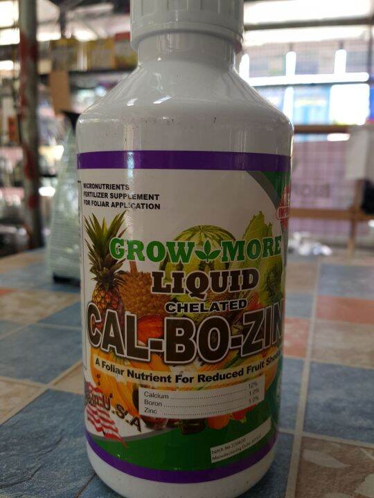 Sagrex, Grow More Liquid Cal-Bo-Zinc, High in Calcium,Boron and Zinc ...