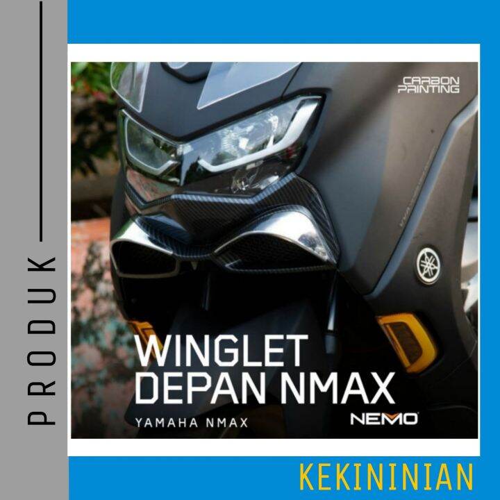 Winglet Moncong Depan New Nmax 2020 2021 2022 Carbon Nemo Carbon ...