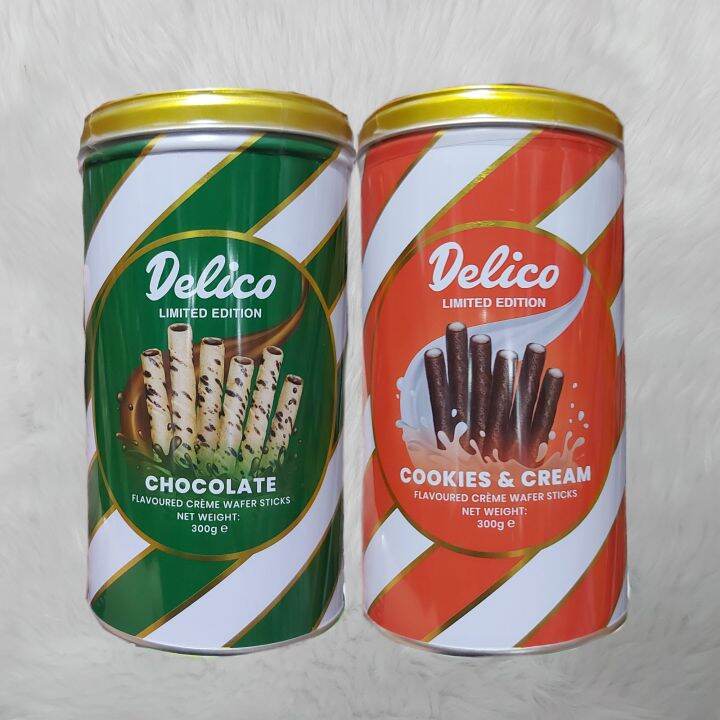 Delico Chocolate/Cookies Wafer Stick 300g | Lazada PH