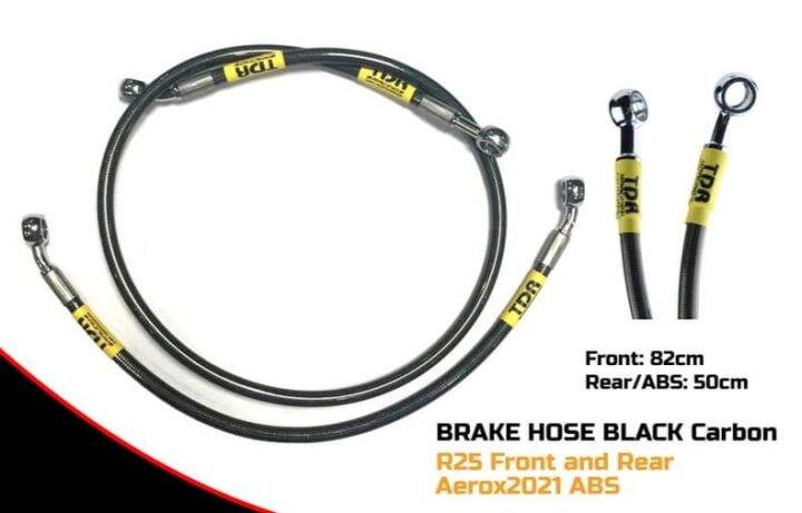 BRAKE HOSE TDR ORIG CARBON BLACK | Lazada PH