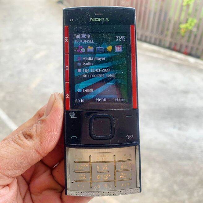 NOKIA X3 XPRESS MUSIK HP JADUL SECOND ORIGINAL X3-00 SLIDE KLASIK ...