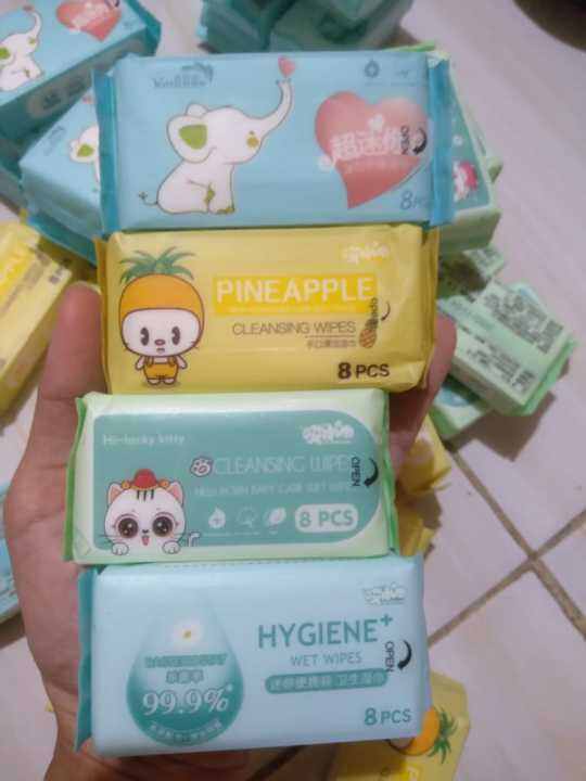 tisu basah mini isi 8 lembar | Lazada Indonesia