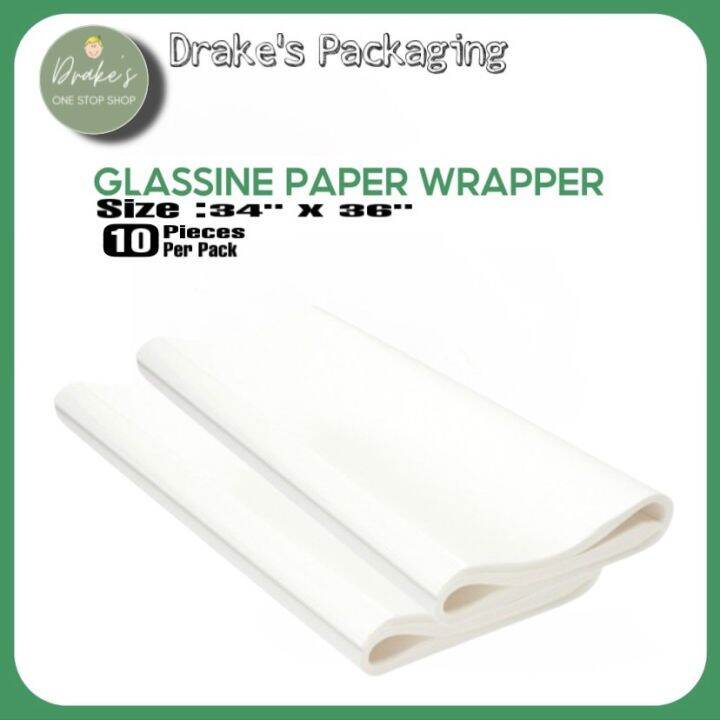 10 Pieces Glassine Paper Wrapper 34x36in Food Wrapper Baking Wrapper By ...