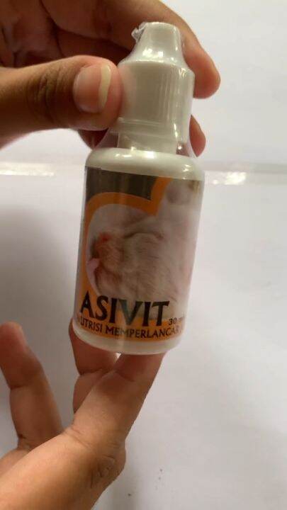 Asivit Drop 30ml Vitamin Memperlancar Asi Induk Kucing Cat Kitten ...